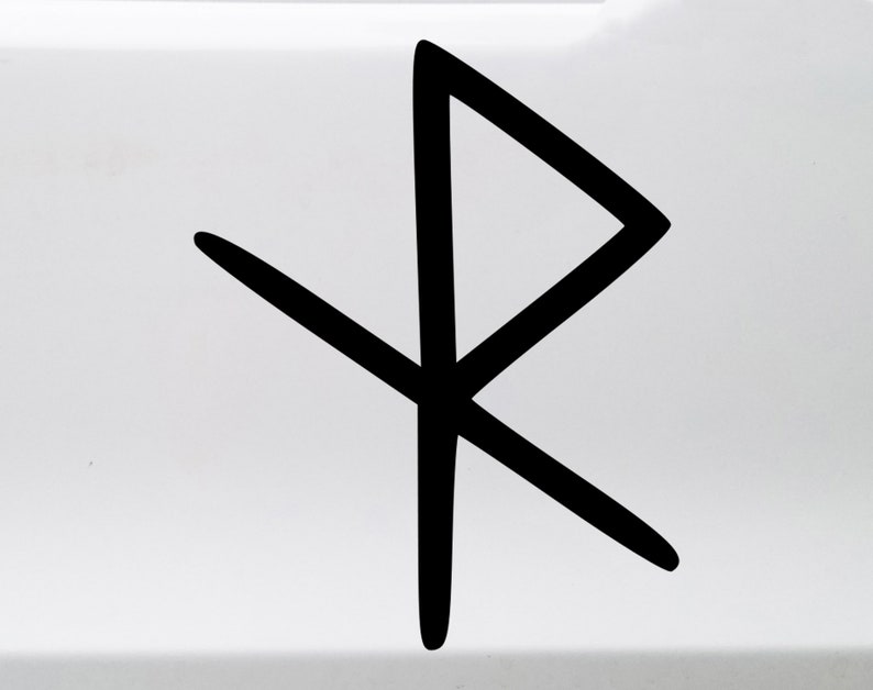 Safe Travels Bind Rune Vinyl Decal Viking Symbol Bindrune | Etsy