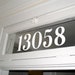 Custom Transom Window Numbers Vinyl Decal 3 to 10 Tall Home Address ...