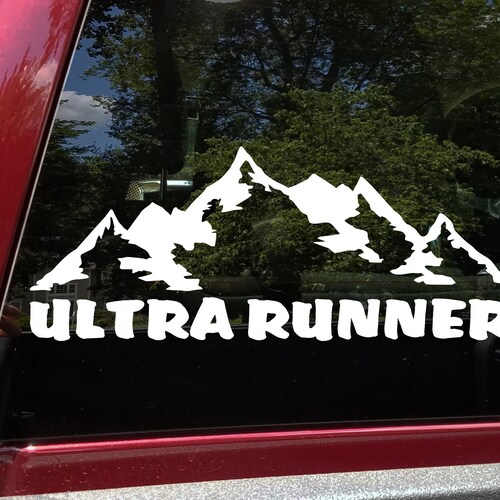Ultra Runner Vinyl Decal Sticker Running 50K 50M 100K 100M - Etsy