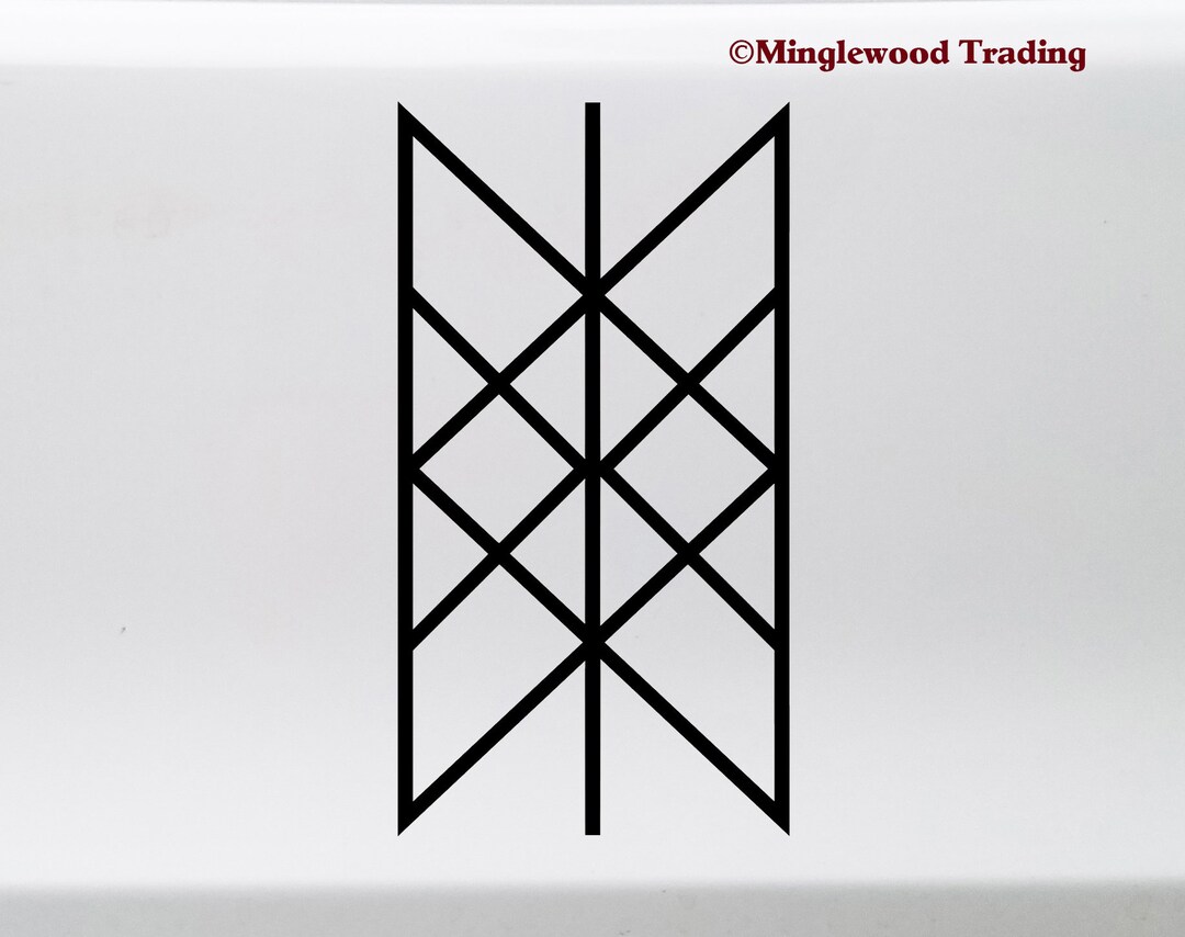 Web of Wyrd Vinyl Sticker - Norse Viking Matrix of Fate Skuld's Net ...