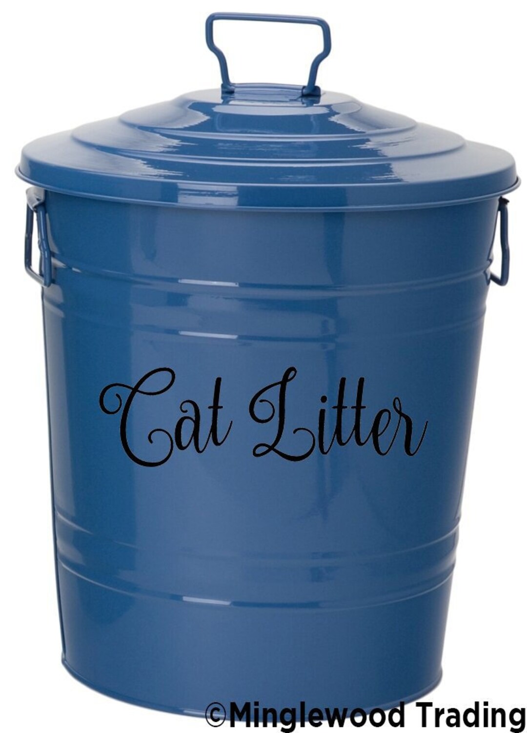 Cat Litter Vinyl Sticker - Kitchen Organization Label - Die Cut Decal ...