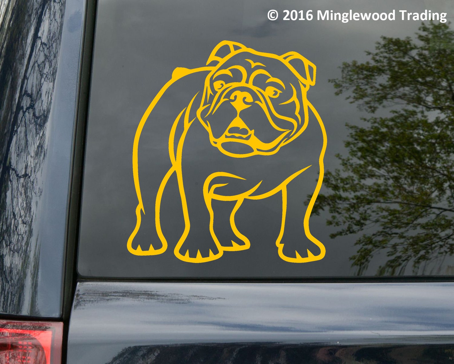 Bulldog Vinyl Sticker -V3- Olde English Bulldogge Bully Dog Puppy - Die ...