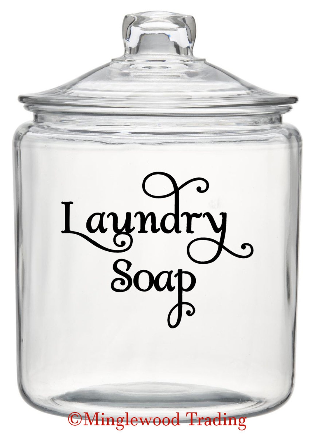 Laundry Soap Label - Vinyl Decal Sticker - Home Clothes Washer Sign ...