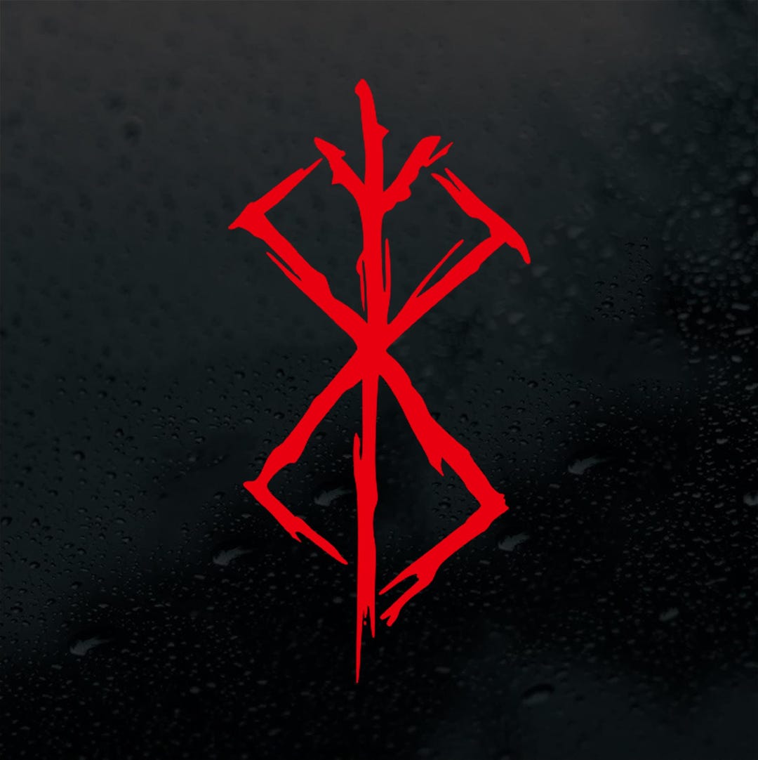 Berserk Symbol Vinyl Sticker V2 | Custom Color/size Viking Berserker ...