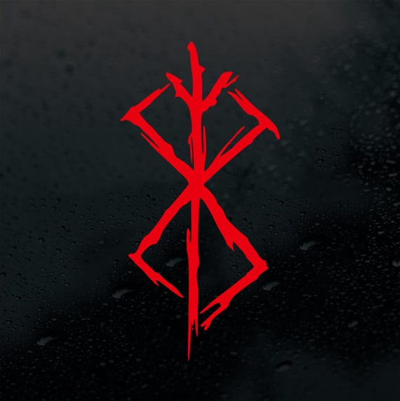 Berserker Symbol Berserk Rune Vinyl Decal Viking Rune Symbol Die