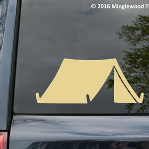 Tent Vinyl Decal Sticker - Camping Outdoors Campground Hiking Camper - Etsy