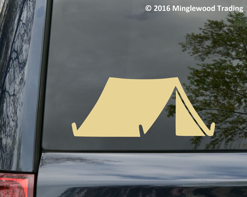 TENT Vinyl Decal Sticker Camping Outdoors Campground Hiking - Etsy