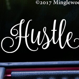Hustle Vinyl Decal Sticker Car Van Truck Laptop - Etsy