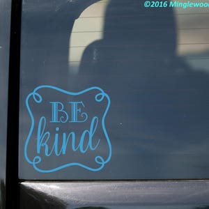 Be Kind Vinyl Decal Sticker - Peace Love Think - Etsy