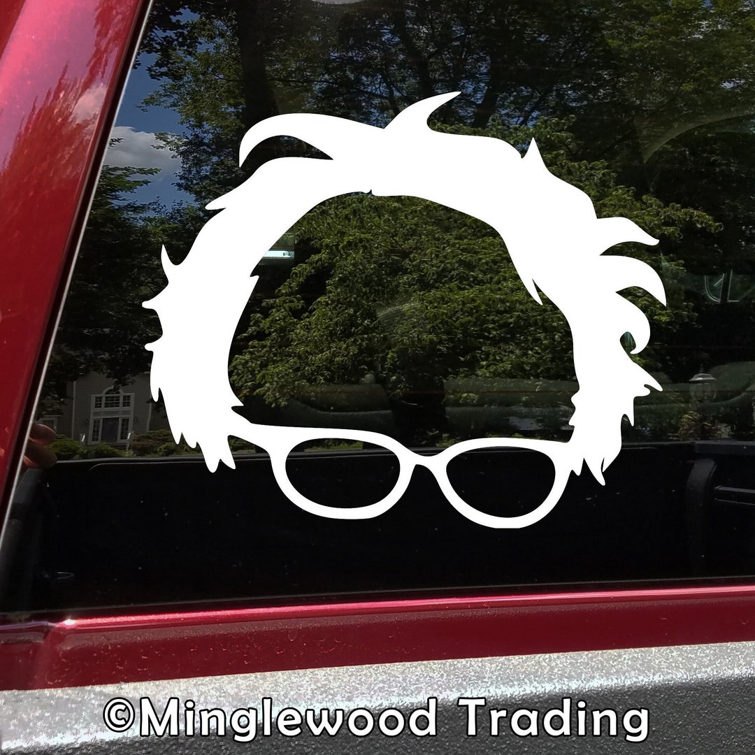 Bernie Sanders White Vinyl Decal Sticker - Resist 2020 President Feel ...