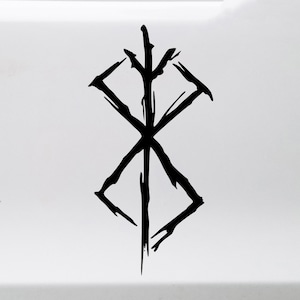 Berserk Symbol Vinyl Sticker V2 | Custom Color/size Viking Berserker ...