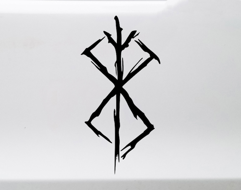 Calcomanía de vinilo de runa nórdica Berserk V2 Viking - Etsy México