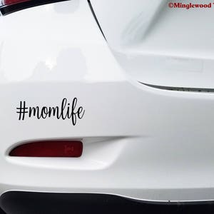 Mom Life - #momlife Vinyl Decal Sticker - Mother Kids Children Family ...