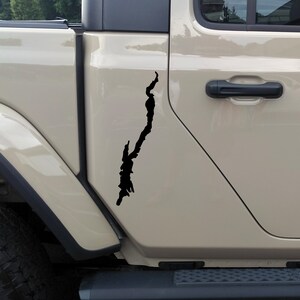 Lake George Outline Vinyl Decal - New York Adirondack - Die Cut Sticker ...