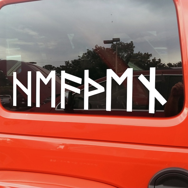 Heathen Decal - Etsy