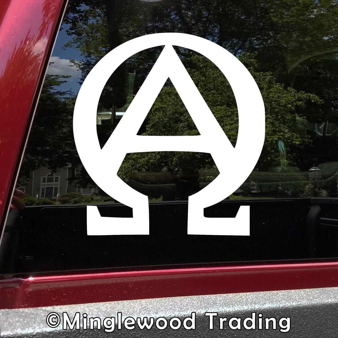 Alpha Omega Vinyl Sticker Christian Symbol Beginning End - Etsy
