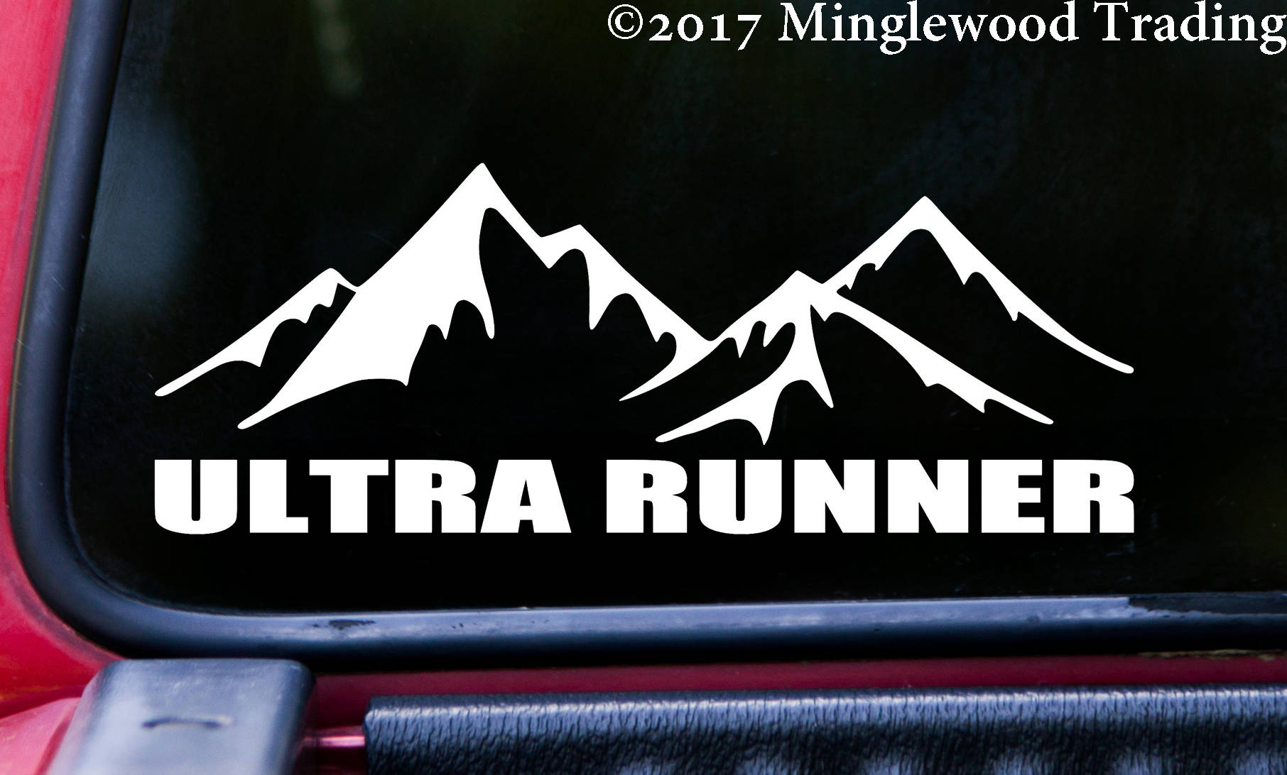 ULTRA RUNNER Vinyl Decal Sticker Running 50K 50M 100K 100M - Etsy
