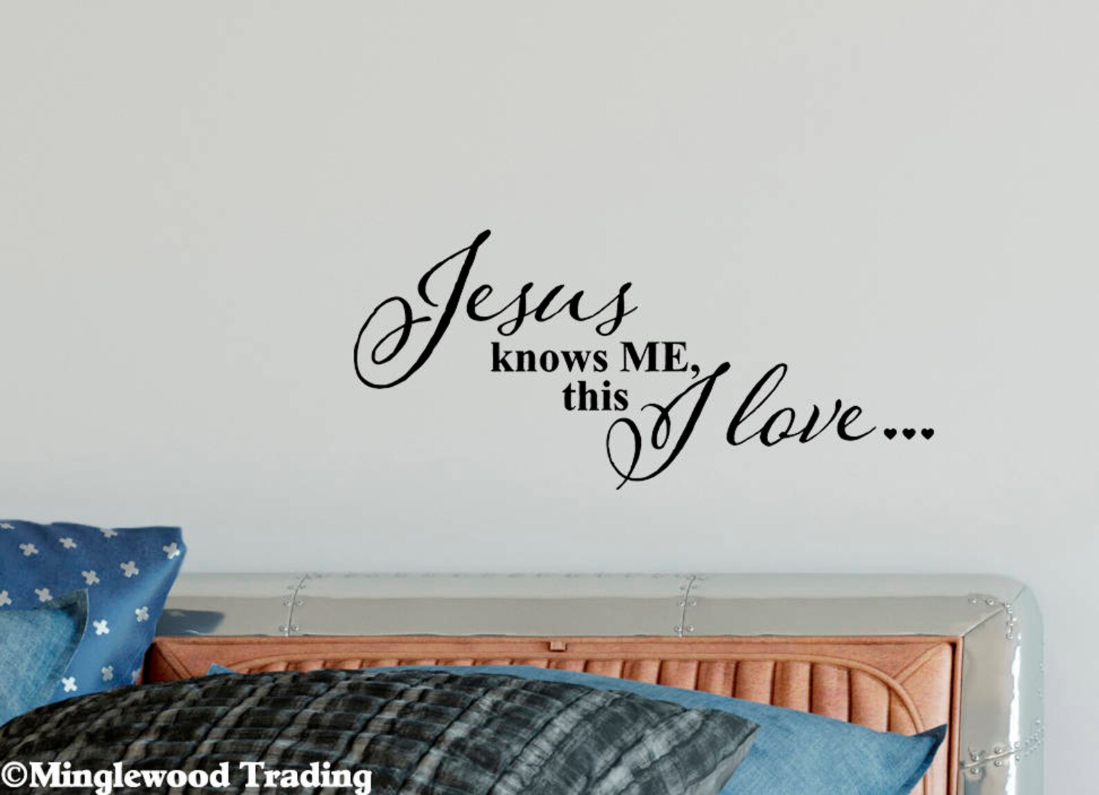 Jesus Knows Me This I Love Vinyl Decal Sticker Wall Car - Etsy