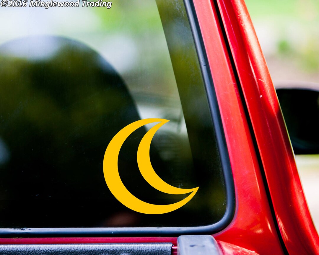 Moon Astrology Sign Vinyl Decal Sticker - Zodiac Planetary Glyph - Etsy