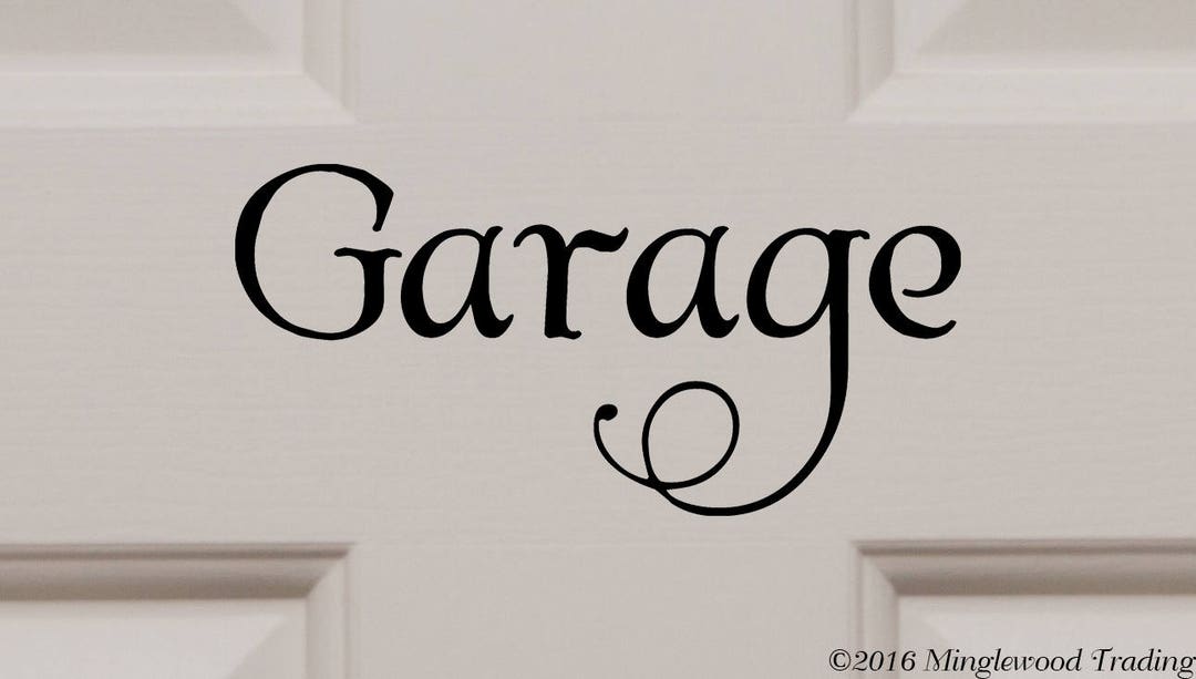 Garage Vinyl Decal Sticker - Door Workshop Motorcycle Car Man Cave - Etsy