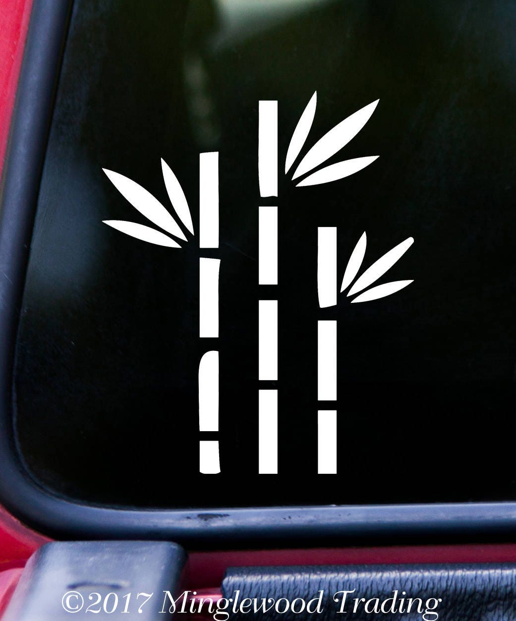 BAMBOO Vinyl Decal Sticker Shoots Plant Tree Flower | Etsy
