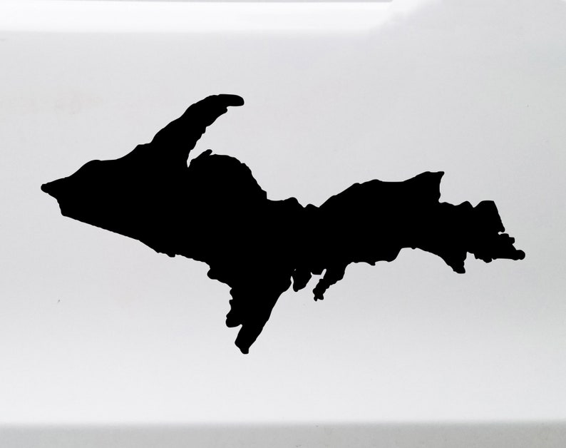 Upper Peninsula Michigan Vinyl Decal Yooper the U.P. Die - Etsy