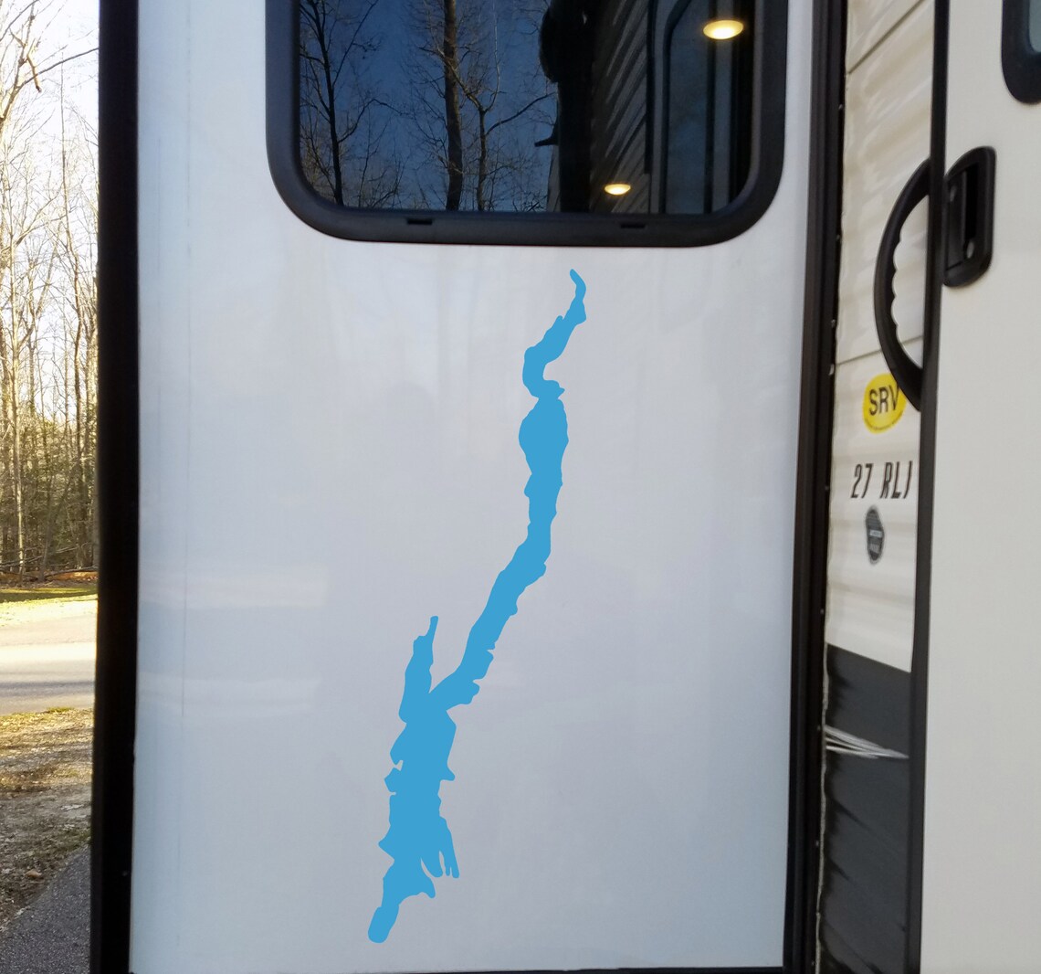 Lake George Outline Vinyl Decal New York Adirondack Die - Etsy UK