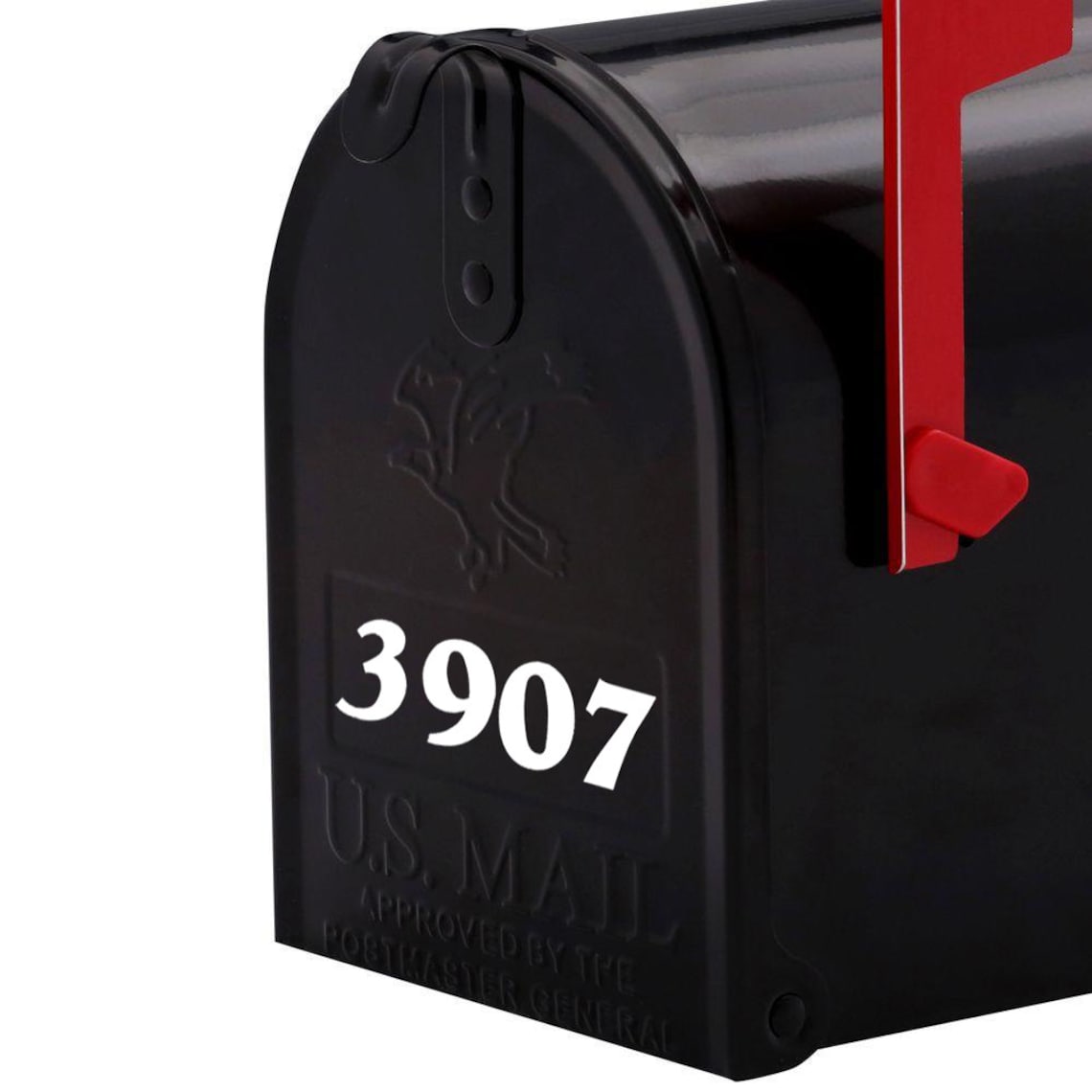 Custom Mailbox Numbers or House Lettering Name Vinyl Decal - Etsy