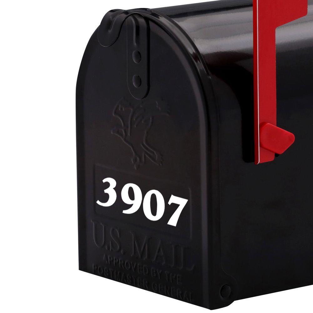 Custom Mailbox Numbers or House Lettering Name Vinyl Decal | Etsy