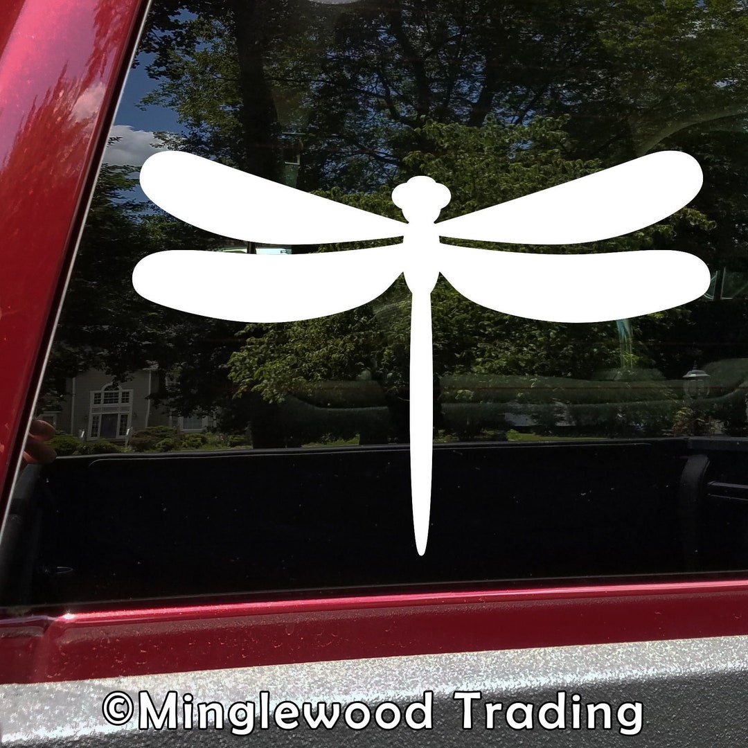 Dragonfly Vinyl Sticker - Flying Insect - Die Cut Decal - Etsy