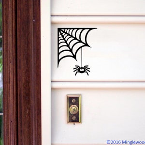 Spider Web Vinyl Decal V2 | Cute Custom Halloween Party Decoration ...