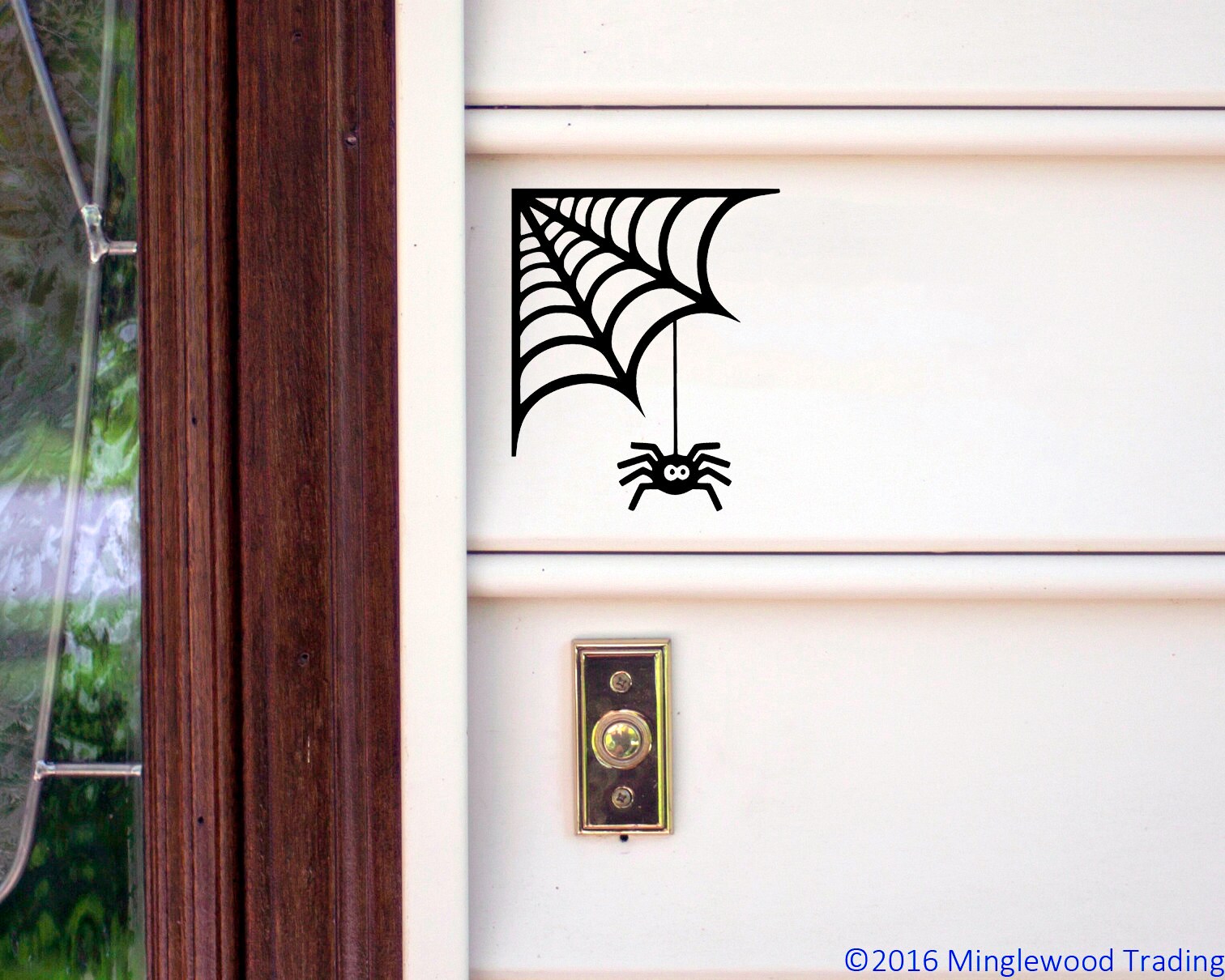Spider Web Vinyl Decal V2 | Cute Custom Halloween Party Decoration ...
