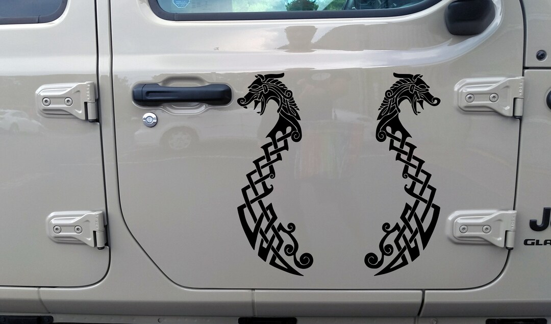 Viking Dragons Vinyl Decal Fafnir Norse Folklore Mythology - Etsy