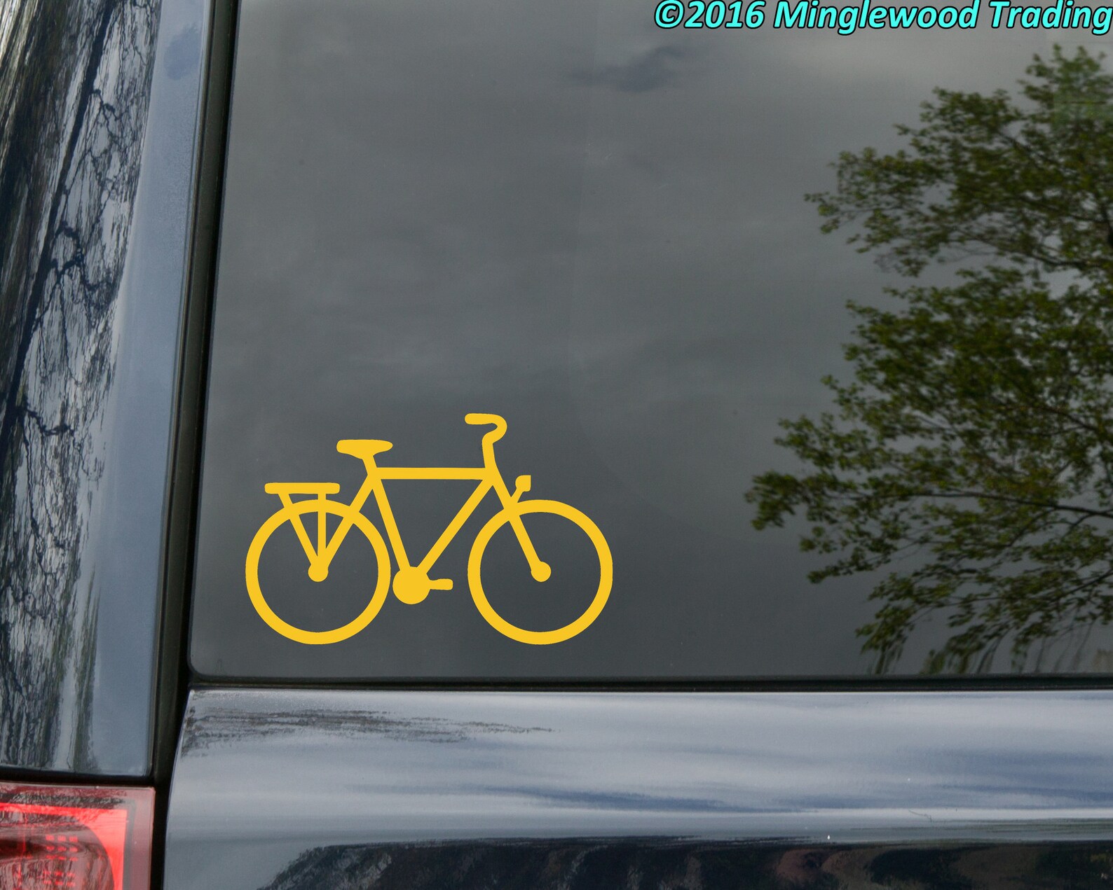City Bike Vinyl Decal Sticker Commuter Urban Bicycle - Etsy