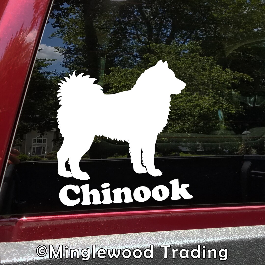 Alaskan Malamute With Personalized Name Vinyl Decal Sticker - Mal Mally ...