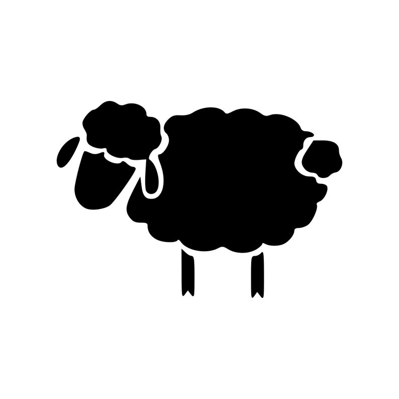 SHEEP Vinyl Decal Sticker Lamb Farm Animal | Etsy