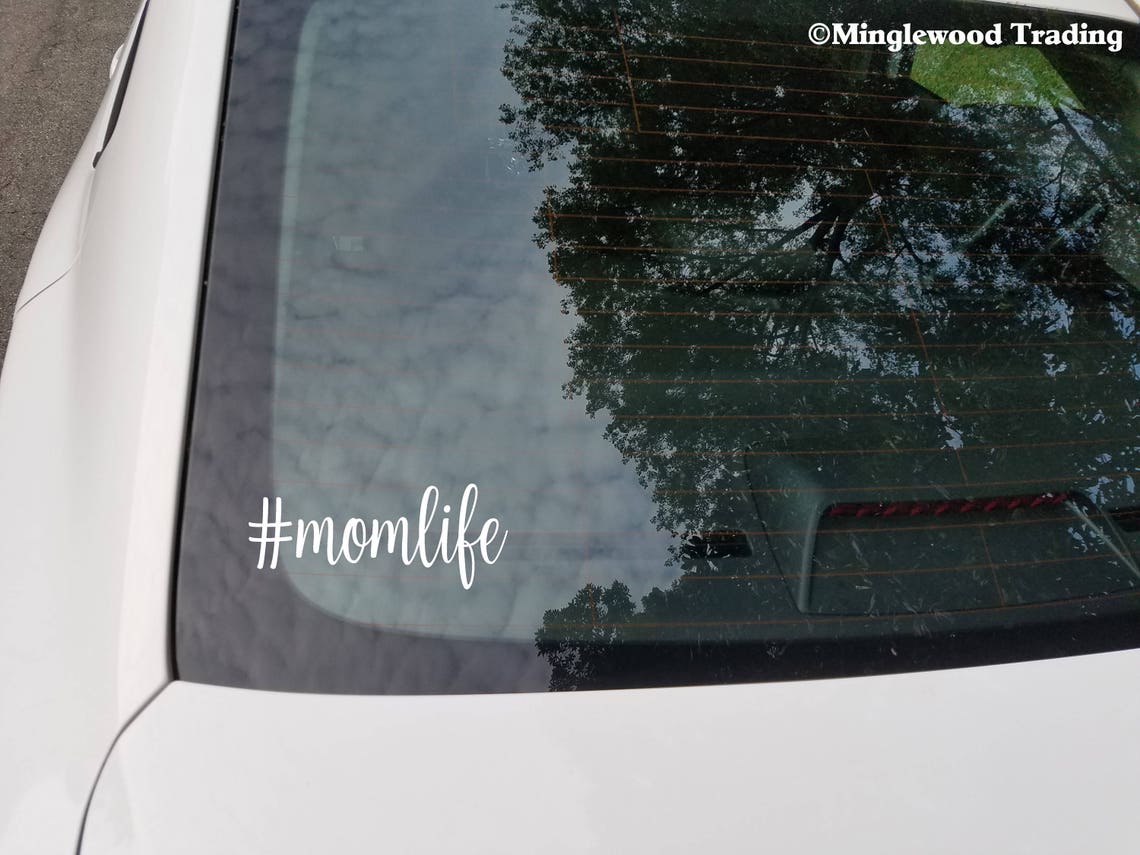 MOM LIFE momlife Vinyl Decal Sticker Mother Kids Children | Etsy