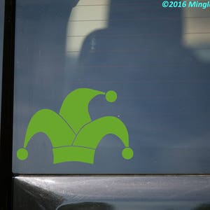 Jester Hat Vinyl Decal Sticker - Jester's Cap Fool - V1 - Etsy