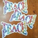 3-pack Teach Peace 5 X 3 Die Cut Vinyl Decal Bumper Stickers Tie Dye ...