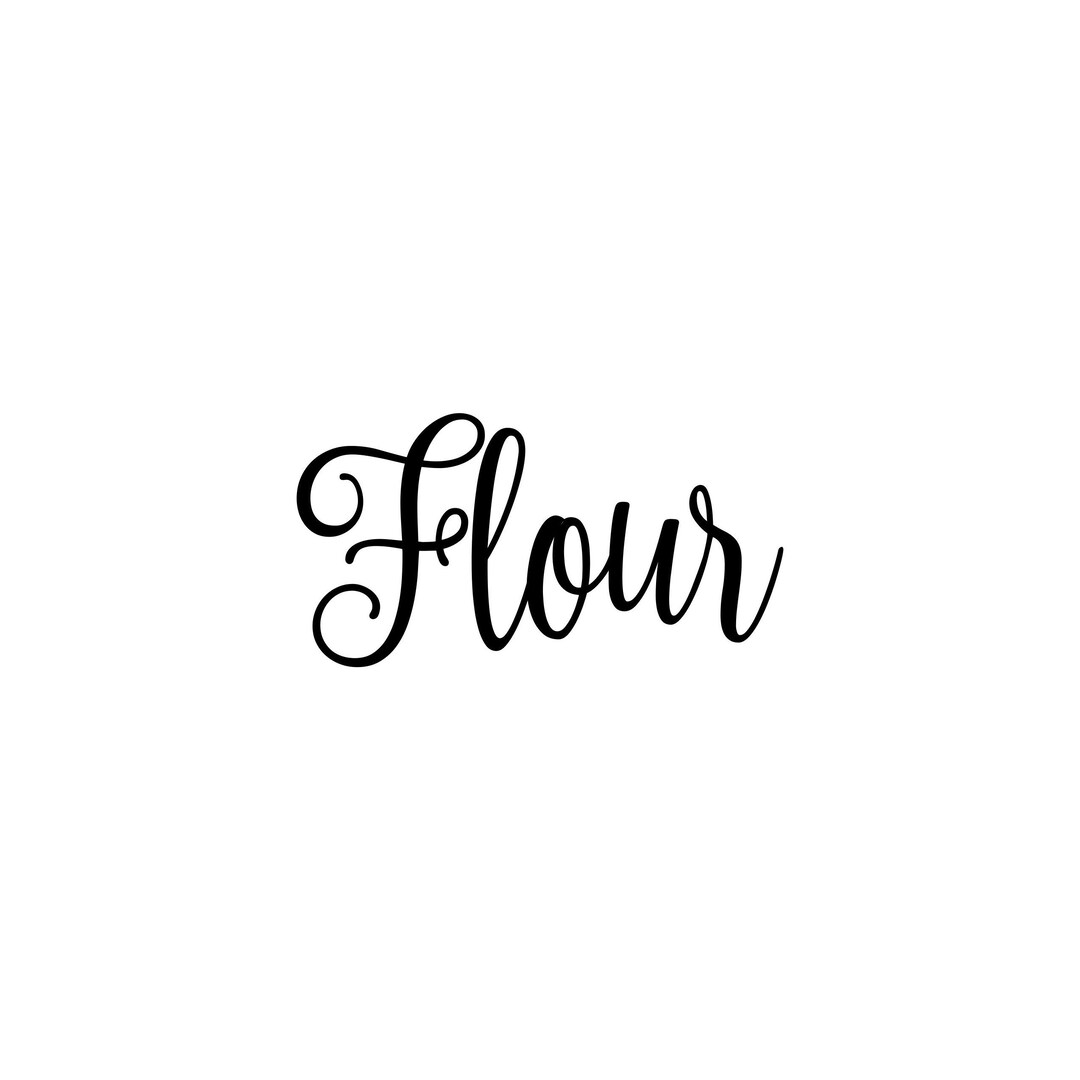 Flour Vinyl Sticker - Kitchen Pantry Organization Label - Die Cut Decal ...