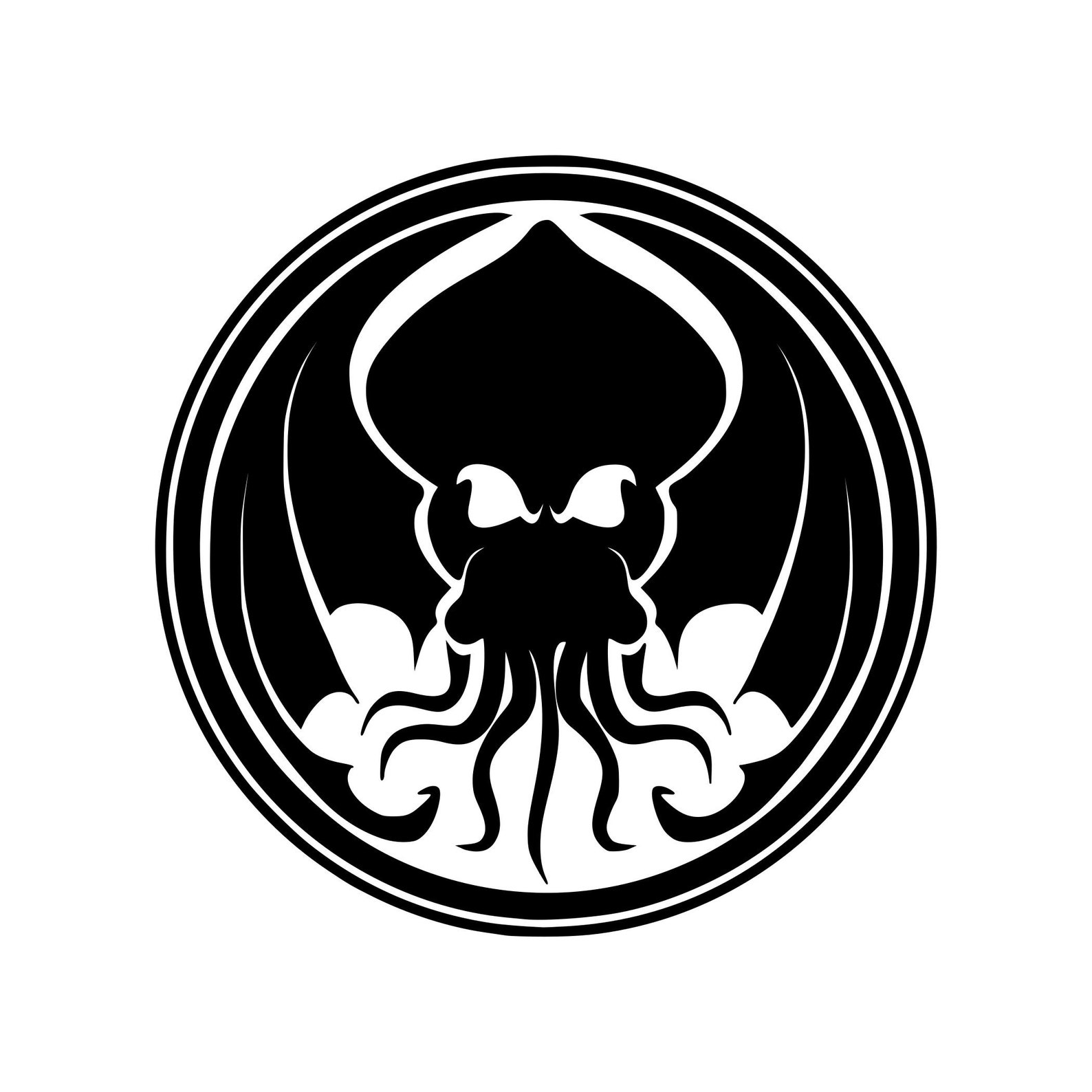 Cthulhu V1 Vinyl Decal Sticker H.P. Lovecraft the Call of - Etsy