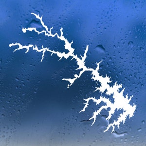 Lake Anna Outline Vinyl Decal - Virginia - Die Cut Sticker - Etsy