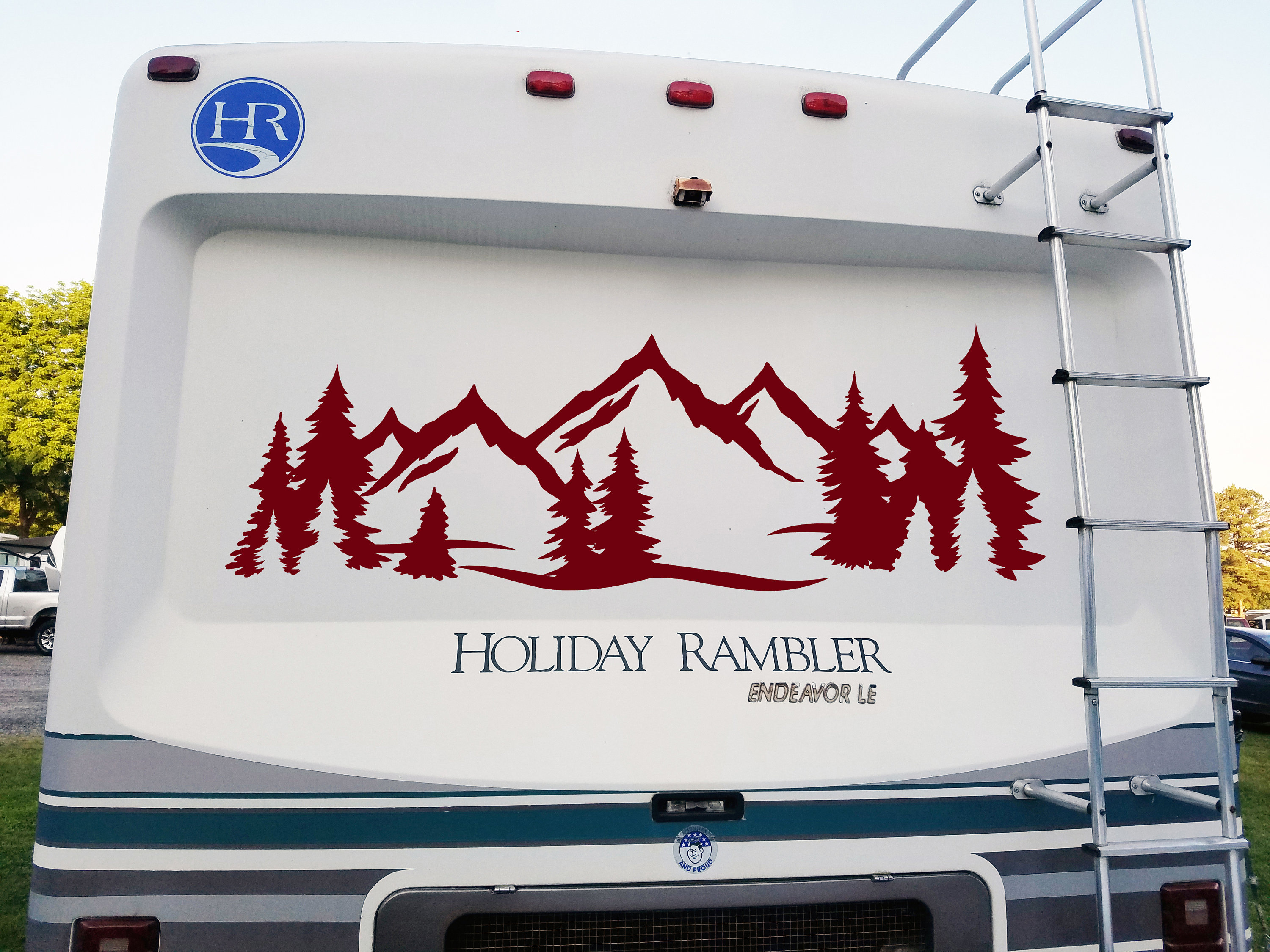 Mountain Forest Scene V9 Camper RV Graphics Travel Trailer | Etsy