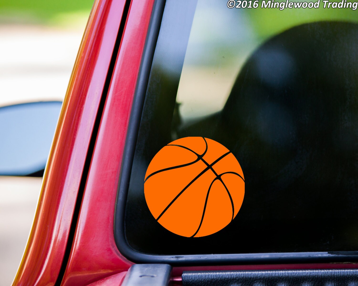 Basketball Vinyl Decal Sticker - Ball - Etsy