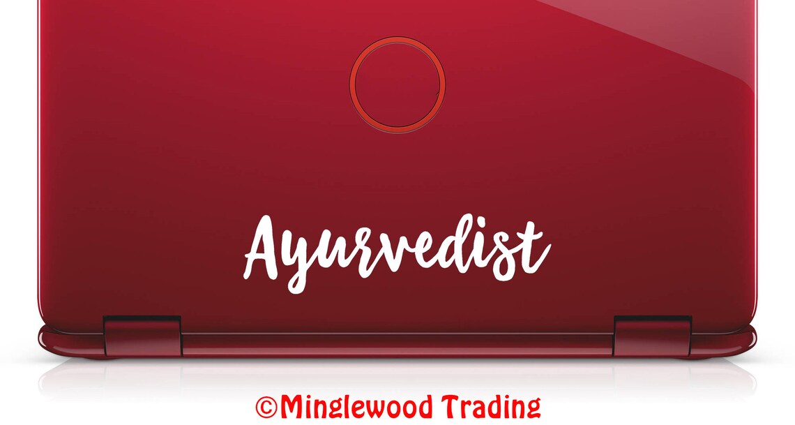 Ayurvedist Vinyl Sticker - Ayurveda Medicine Ayurvedic Diet - Die Cut ...