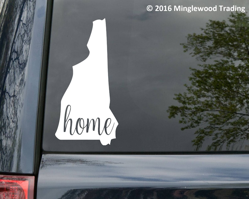 New Hampshire Vinyl Decal Sticker - Home State NH - Etsy