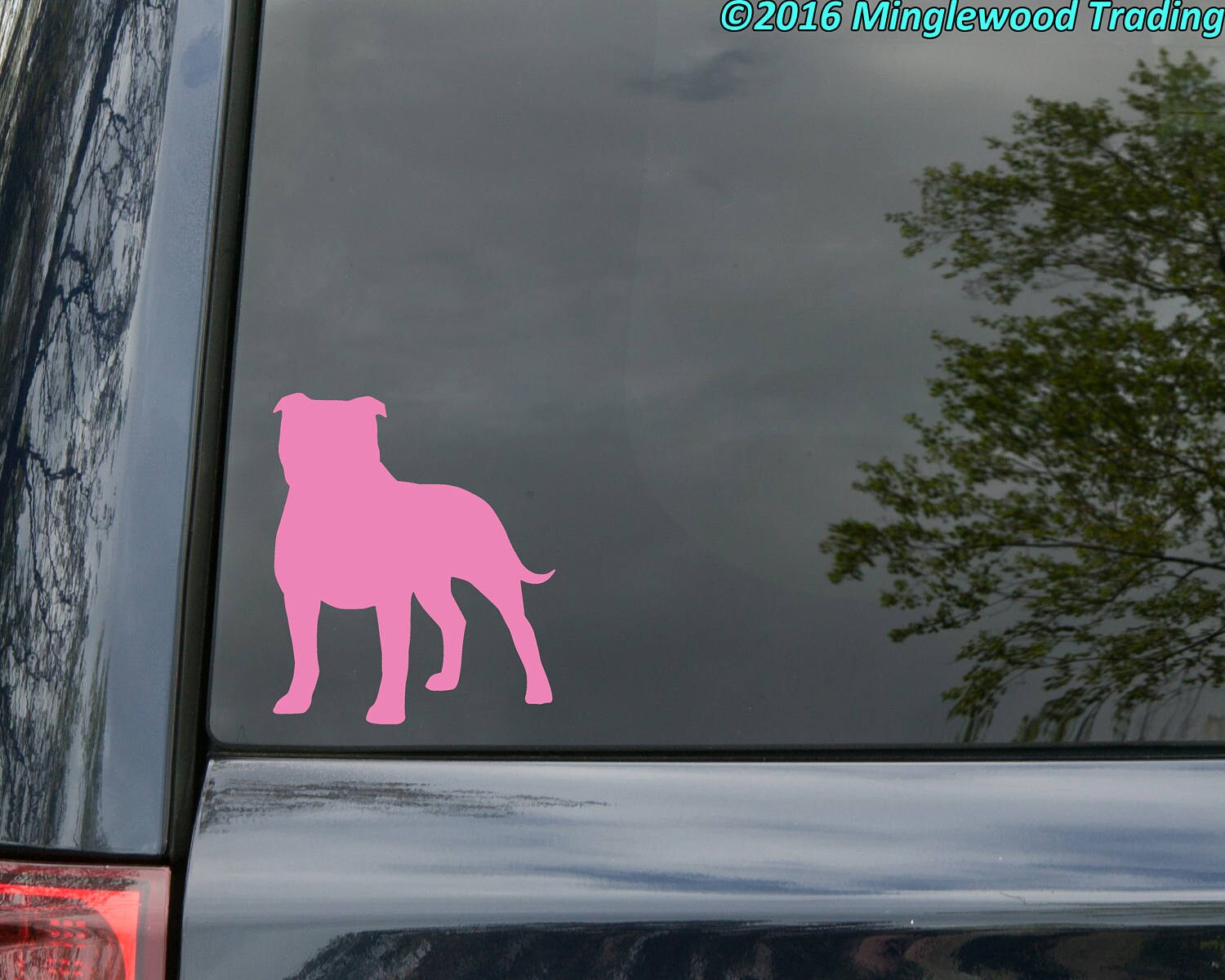 AMERICAN STAFFORDSHIRE TERRIER Vinyl Decal Sticker pittie | Etsy