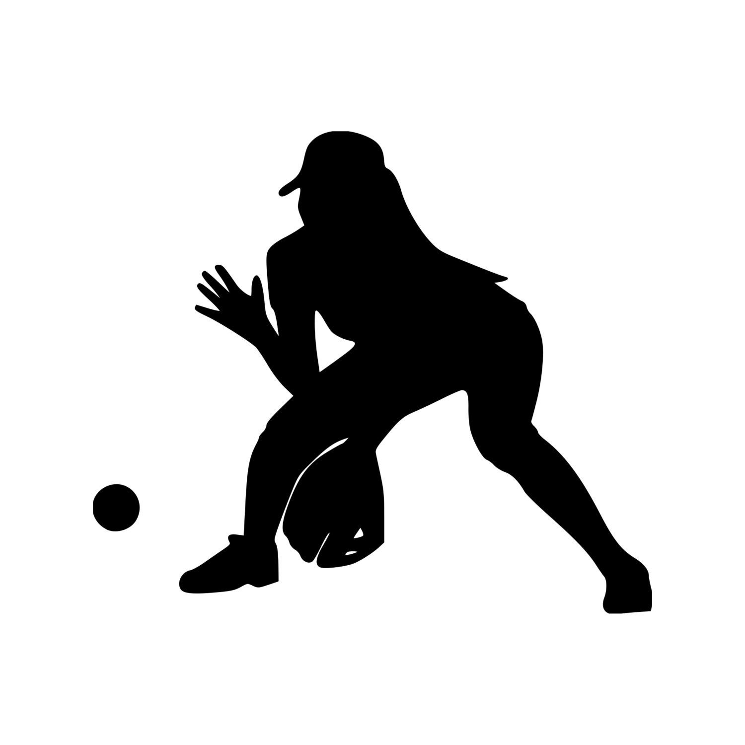 SOFTBALL INFIELDER Vinyl Decal Sticker Fastpitch Player Slow - Etsy