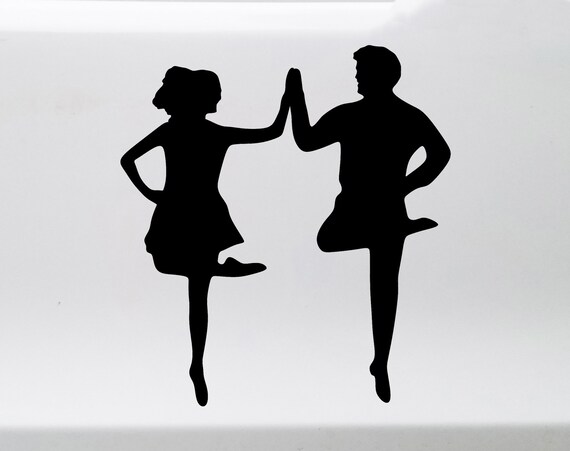 Irish Dancing Girl V2 Vinyl Decal Woman Step Dancer Ireland | Etsy