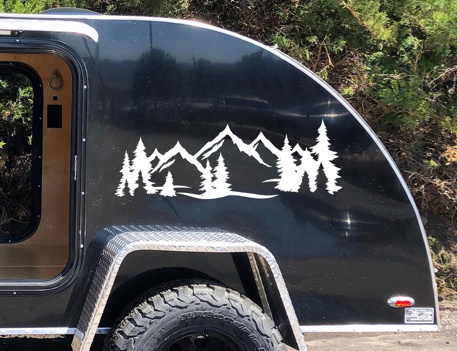 Mountain Forest Scene V9 Camper RV Graphics Travel Trailer | Etsy
